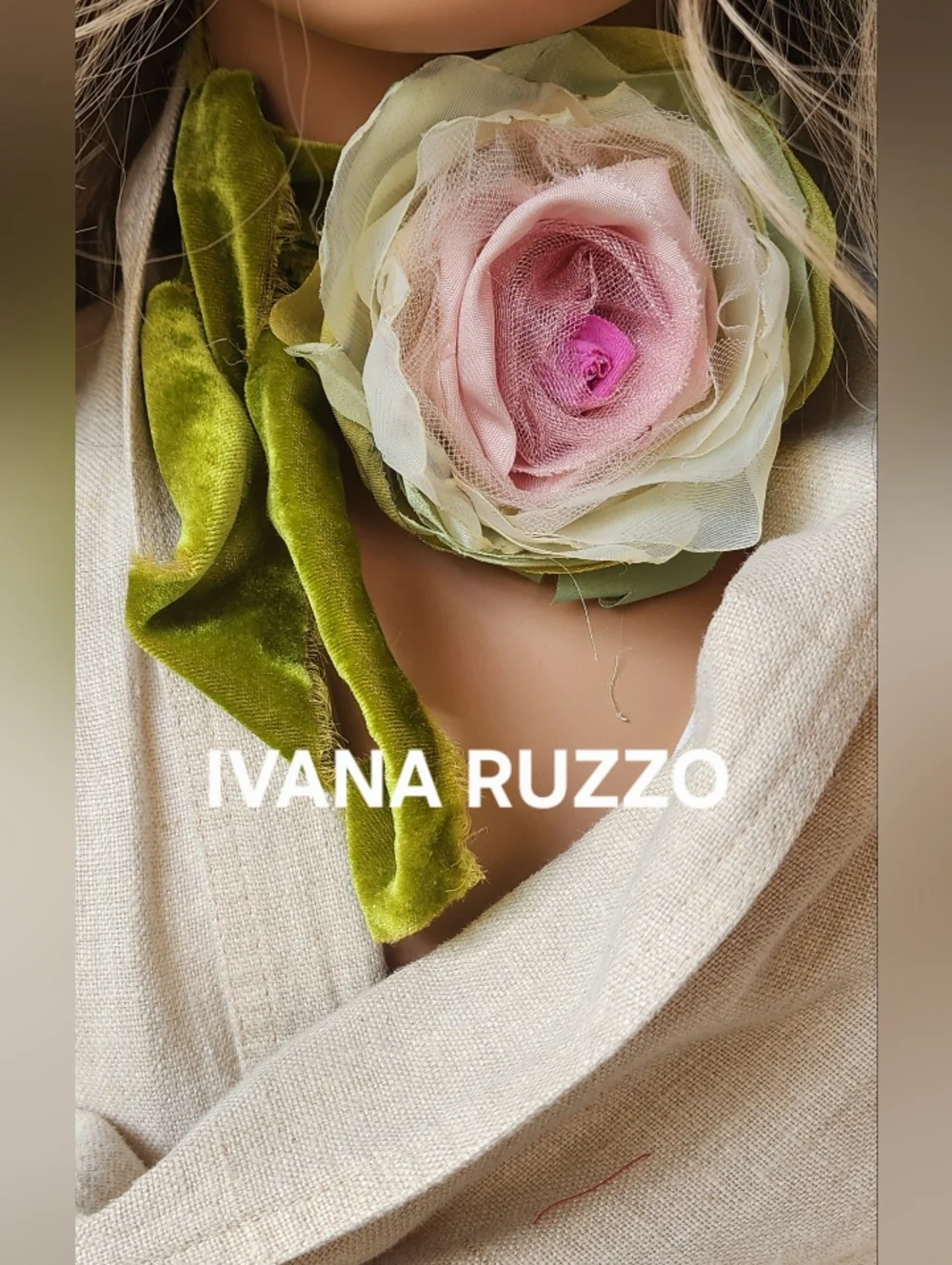 Ivana Ruzzo | Jewelry | Rose Jabot Concept Avangard Tie Cottage Green ...